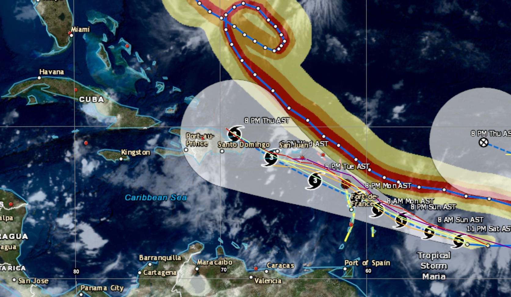 Tropical Storm Maria Advisory • Navarre Newspaper